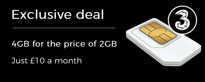 3 SIM Only Deals - Pay Monthly & PAYG SIM Cards on Three